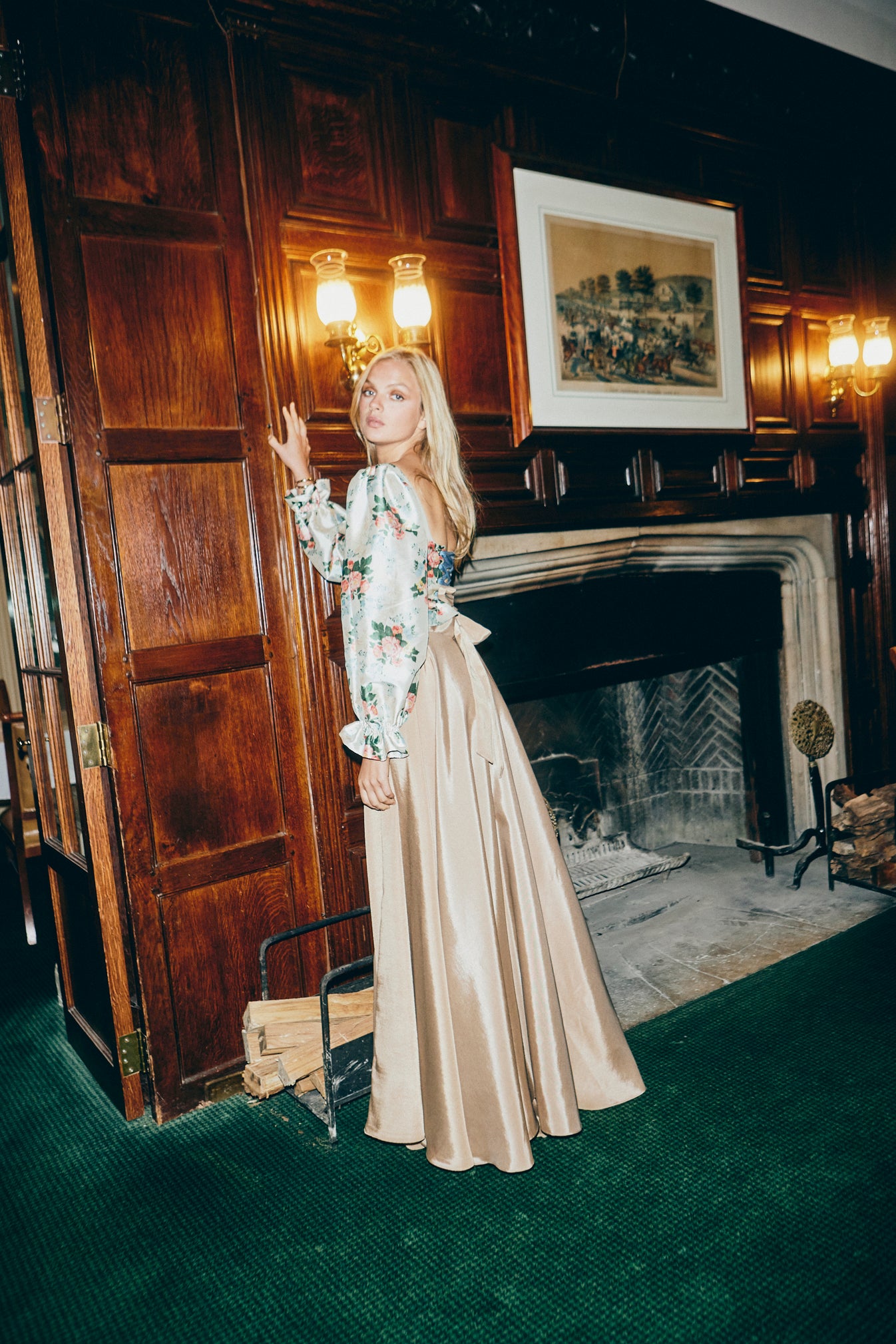 The Simone Skirt in Khaki – Louise New York